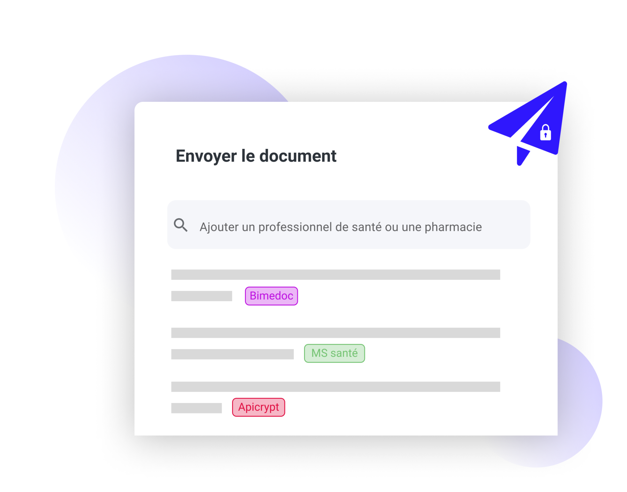 Messagerie sécurisée de santé - Bimedoc Team